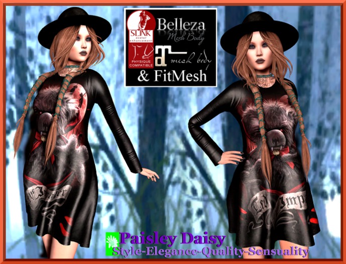 Second Life Marketplace - Paisley Daisy - Scary Ted Dress