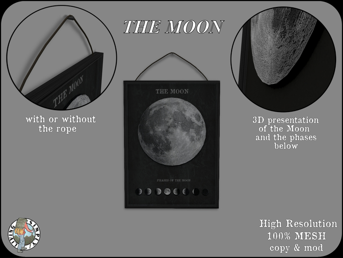 Second Life Marketplace - ''Living Simply'' Phases of the Moon