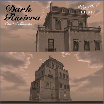 Second Life Marketplace - Dark Riviera - Oceanfront Mansion