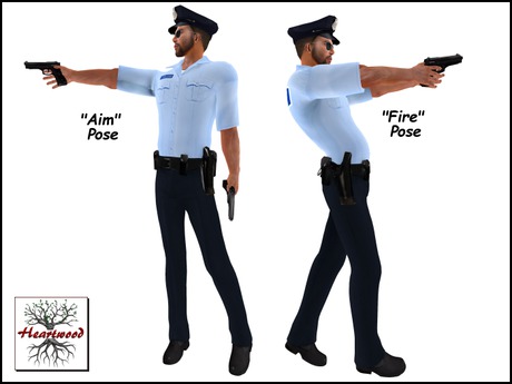 Second Life Marketplace - [HEARTWOOD] MEN'S FITMESH SECURITY GUARD ...