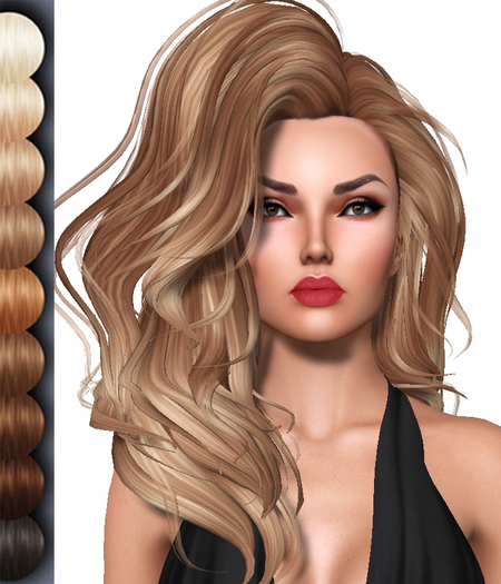 Second Life Marketplace - DAE FILES - Rebecca Mesh Hair Full Perm