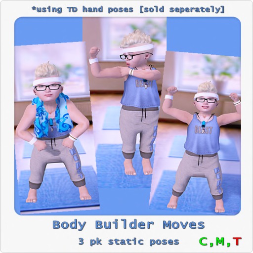 Second Life Marketplace - Body builder pose pack
