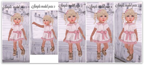 Second Life Marketplace - simple model pose pack 1