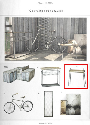 Second Life Marketplace - HAIKEI: Container Plan Gacha / {2}