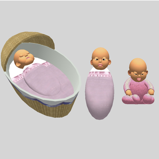Second Life Marketplace - baby girls (tan)