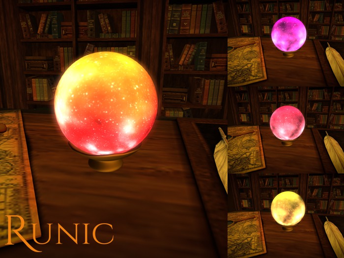 Second Life Marketplace - .: Runic :. Magical Orb (Colors)