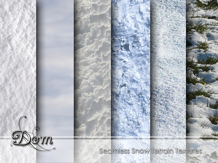 Second Life Marketplace - Dom - Snow TerrainTextures - Seamless