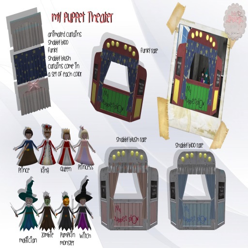 Second Life Marketplace - {BB} My Puppet Theater - Puppet Witch [rezz]