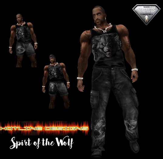 Second Life Marketplace - HOTLINE HALLOWEEN -SPIRIT OF THE WOLF