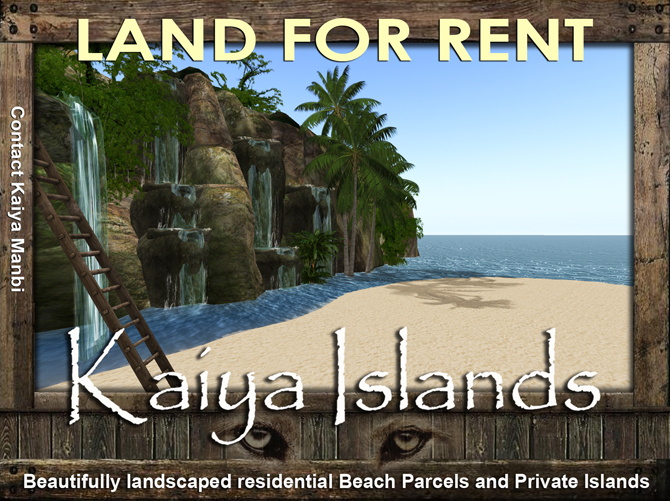Second Life Marketplace - LAND RENTAL - on the Kaiya Islands