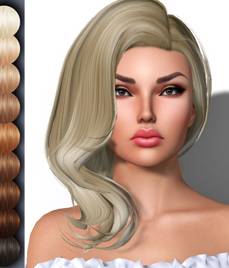 Second Life Marketplace - DAE FILES - Lynda Mesh Hair Full Perm
