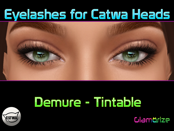 Second Life Marketplace - .:Glamorize:. Eyelashes Applier For Catwa ...