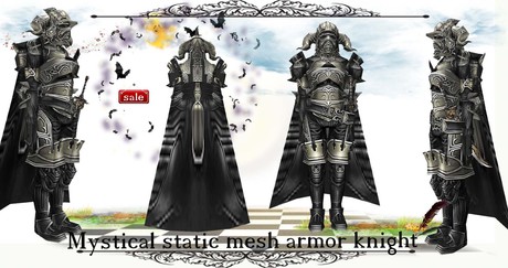 Second Life Marketplace - Mystical static mesh armor knight v. 3