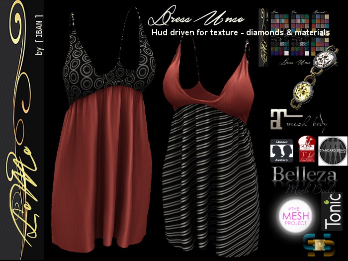 Second Life Marketplace - [ IBAN ] MESH MATERNITY DRESS UNSO Pregnant ...