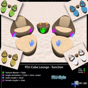 Second Life Marketplace - PDJ-Cuba Lounge Box