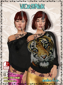 Second Life Marketplace - .:* LOULOU&CO *:. - Sweat :: VERONIK :: Tiger