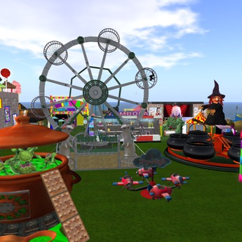 Second Life Marketplace - (CC) Amusement Park: Ferret Wheel Ride -Funny ...