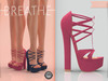 Second Life Marketplace - [BREATHE]-Bianca Heels-Cerise-(for Slink High ...