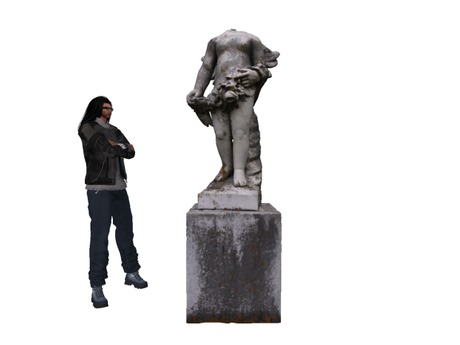 Second Life Marketplace - ESTATUA ANGEL SIN CABEZA 8 PRIMS MK