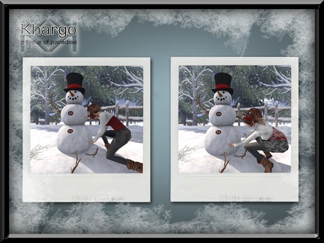 Second Life Marketplace - KHARGO WINTER SNOWMAN - MENU DRIVEN ANIMATION ...