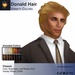 Second Life Marketplace - A&A Donald Hair Variety Colors Pack. Modern ...
