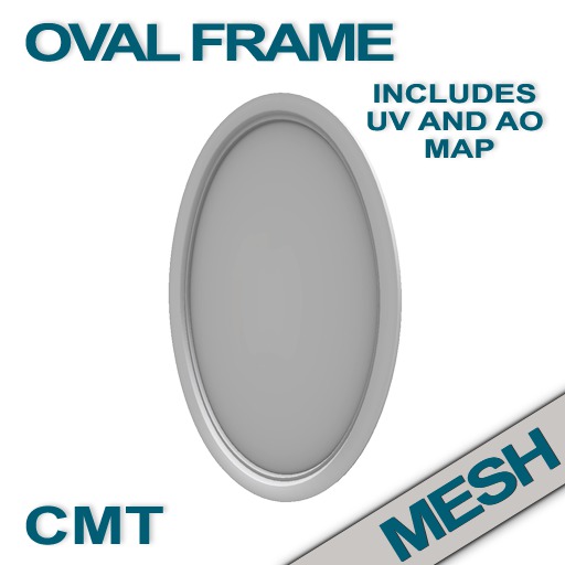 Second Life Marketplace - Oval Frame [MESH]