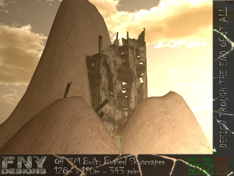 Second Life Marketplace - :FNY:Designs - Off SIM: Buried Skyscraper