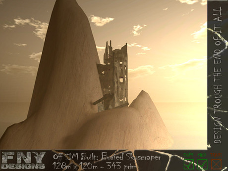 Second Life Marketplace - :FNY:Designs - Off SIM: Buried Skyscraper