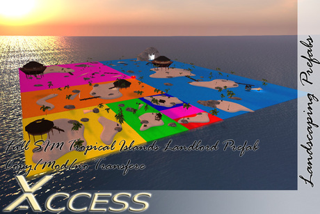 Second Life Marketplace - :Xccess: Designs - Tropical Islands LANDLORD ...