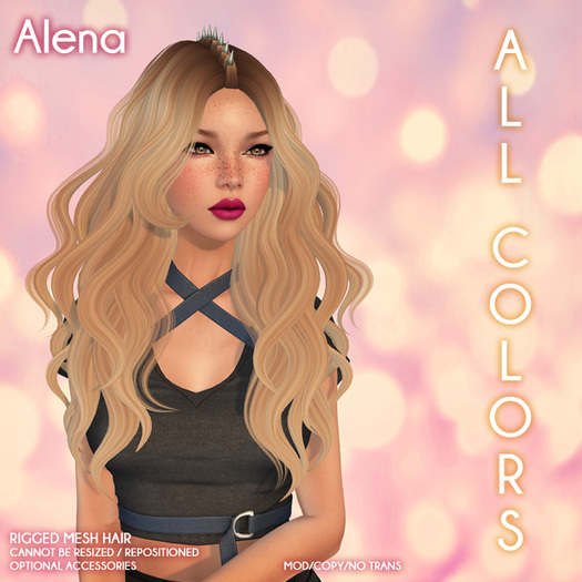 Second Life Marketplace - /Wasabi Pills/ Alena Mesh Hair - All colors