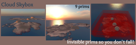 Second Life Marketplace - Romantic Cloud Skybox