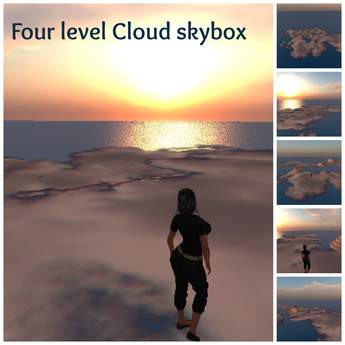 Second Life Marketplace - Romantic Cloud Skybox