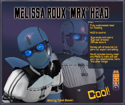 Second Life Marketplace - Melissa Roux MRX Robot Head