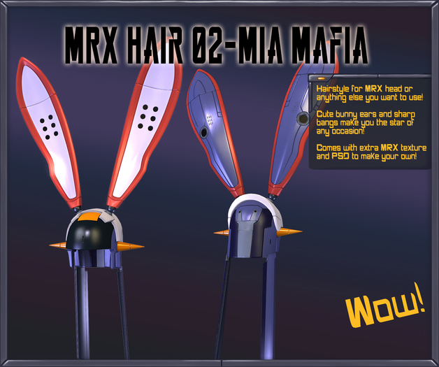 Second Life Marketplace - MRX Hair 02: Mia Mafia