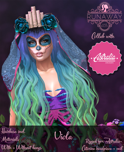 Second Life Marketplace - [RA] Viola Hair - Blondes
