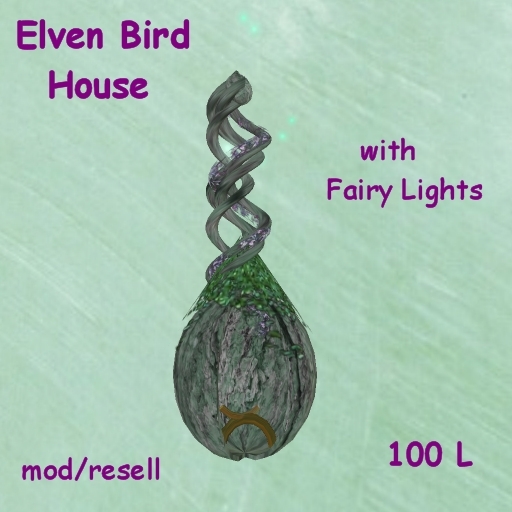Second Life Marketplace - Elven bird house - challenge V