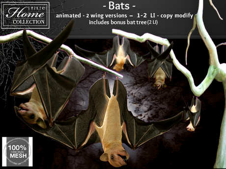 Second Life Marketplace - Wolf, wolves, bat