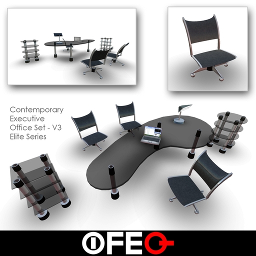 Second Life Marketplace - Contemporary Executive Office Set - V3 Elite ...
