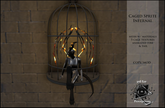 Second Life Marketplace - Caged Sprite ( Infernal )