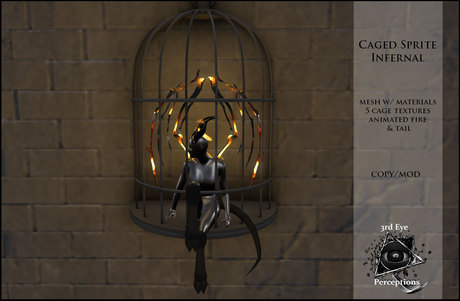 Second Life Marketplace - Caged Sprite ( Infernal )