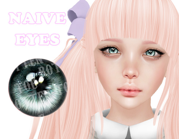 Second Life Marketplace - Naive eyes - Blue + Omega appliers + Prim Lenses