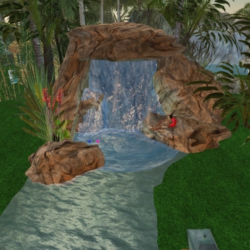 Second Life Marketplace - LOVERS COVE WATERFALL