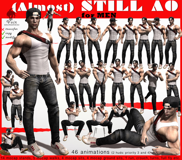 Second Life Marketplace - Voir - (Almost) STILL AO for MEN