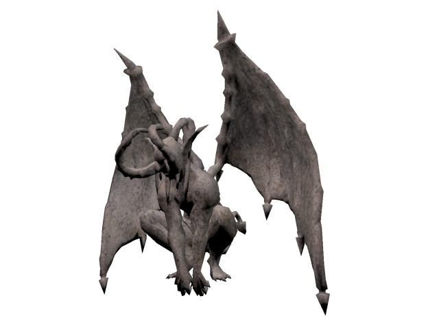 Second Life Marketplace - ESTATUA GARGOLA DEMONIO 4 PRIMS MK