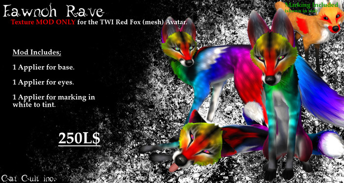 Second Life Marketplace - Fawnoh Rave MOD