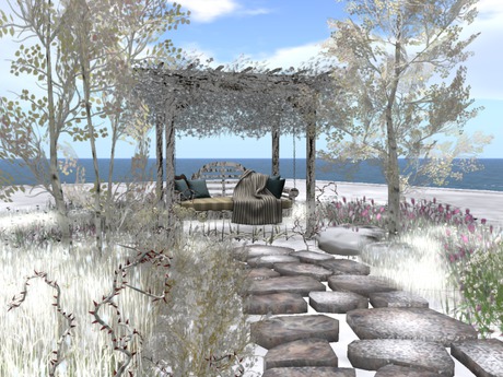 Second Life Marketplace - FROSTY ROMANCE* Landscaped Garden