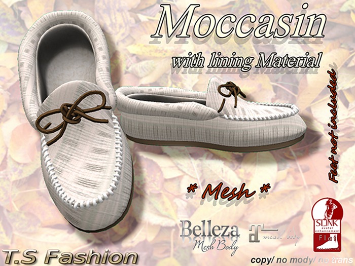 Second Life Marketplace - Moccasin (Cloth)
