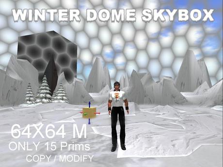 Second Life Marketplace - Winter Dome Skybox 64 x 64 M