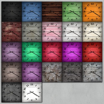 Second Life Marketplace - - The Pitchman - Wooden Clock Texture change