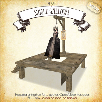 Second Life Marketplace - [noctis] Single Gallows BOXED